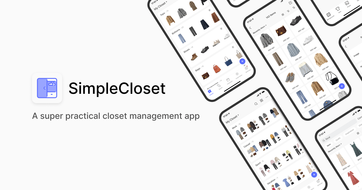 SimpleCloset - a super practical closet management app